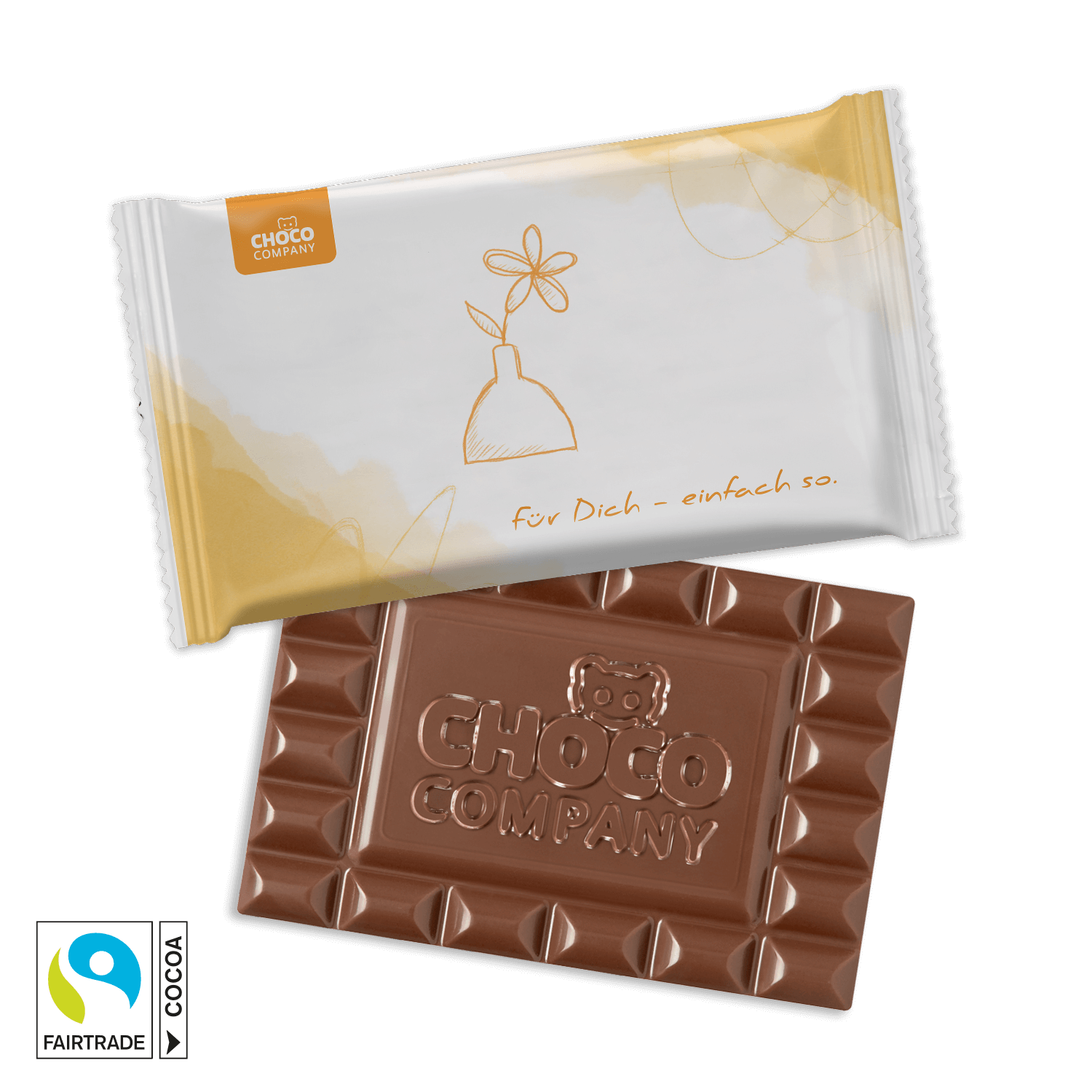 Adventskalender-Schokolade in Geschenkdose „Schneemann“ | Choco Company